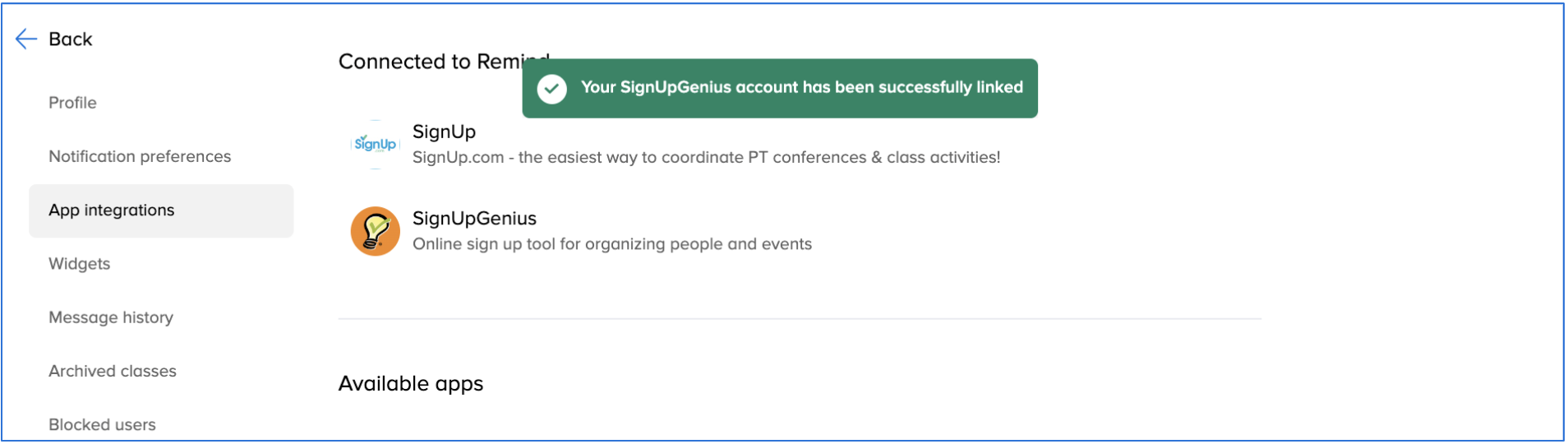 How do I connect SignUp Genius to Remind? – Help Center