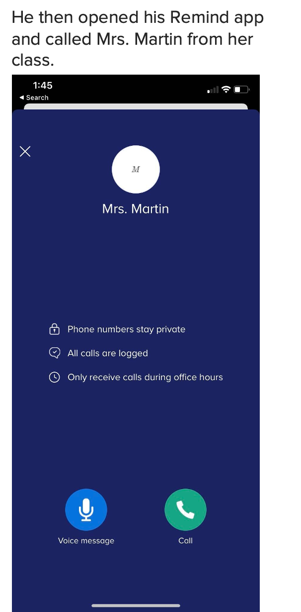 What Remind texts look like – Help Center