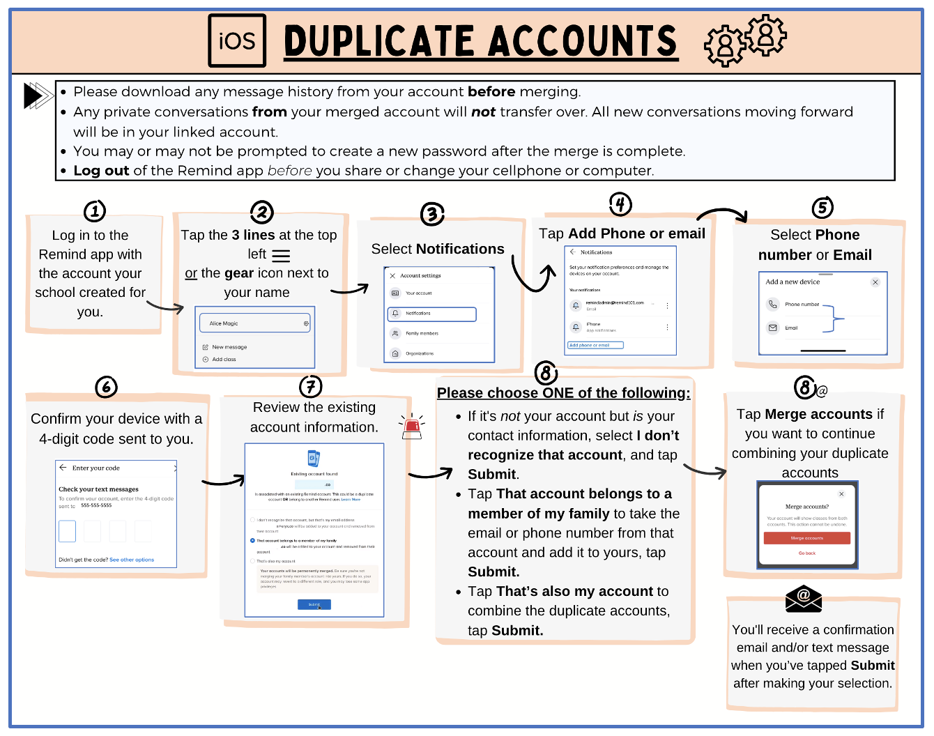 Duplicate Accounts- iOS – Help Center Duplicate Accounts- iOS – Help Center