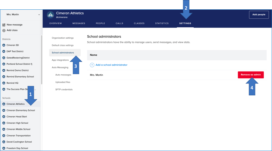 How Do I Add Or Remove Administrators Help Center