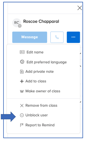 How can I block or unblock someone? – Help Center