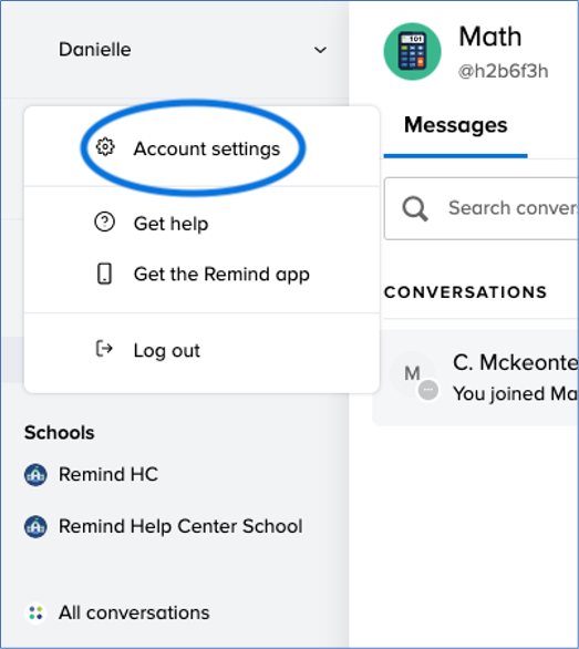 How do I connect a parent account to a child's account? – Help Center